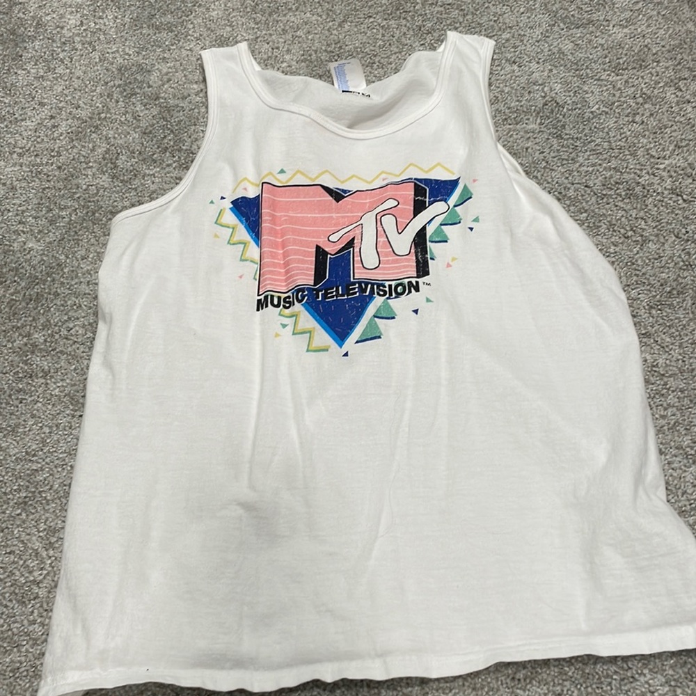 Mtv Medium Tank Men’s 90s Vintage - Gem